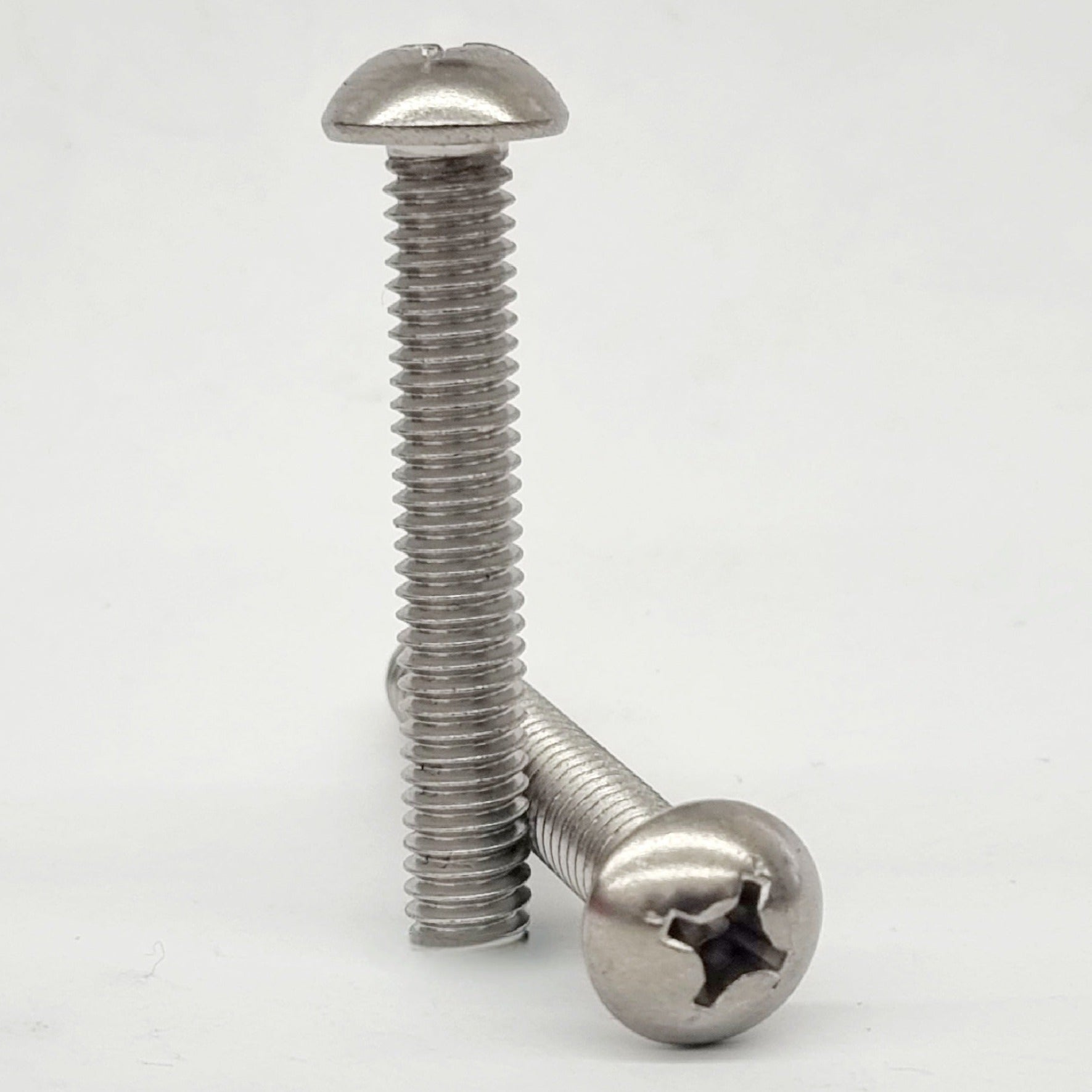 Round Head Cross Recess Metal/Machine Thread 316 Grade - Imperial ...