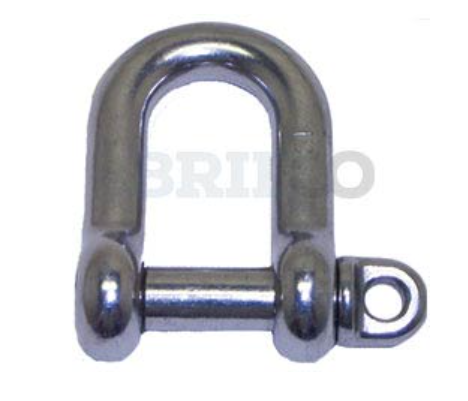 Captive Pin D Shackles M8 - 316 Grade – Mister Stainless