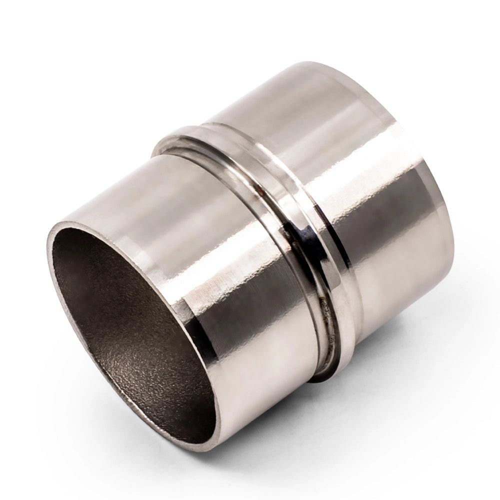 In-Line Flush Joiner for 2 Inch Tube Mirror finish 316 – Mister Stainless