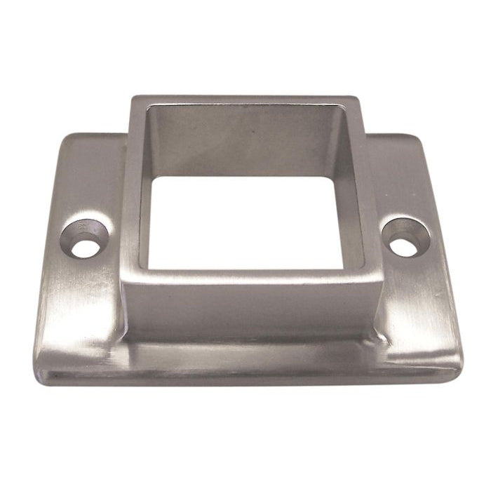 Base Plate for Square Tube 2 Inch 2 Holes Oblong 316 – Mister Stainless